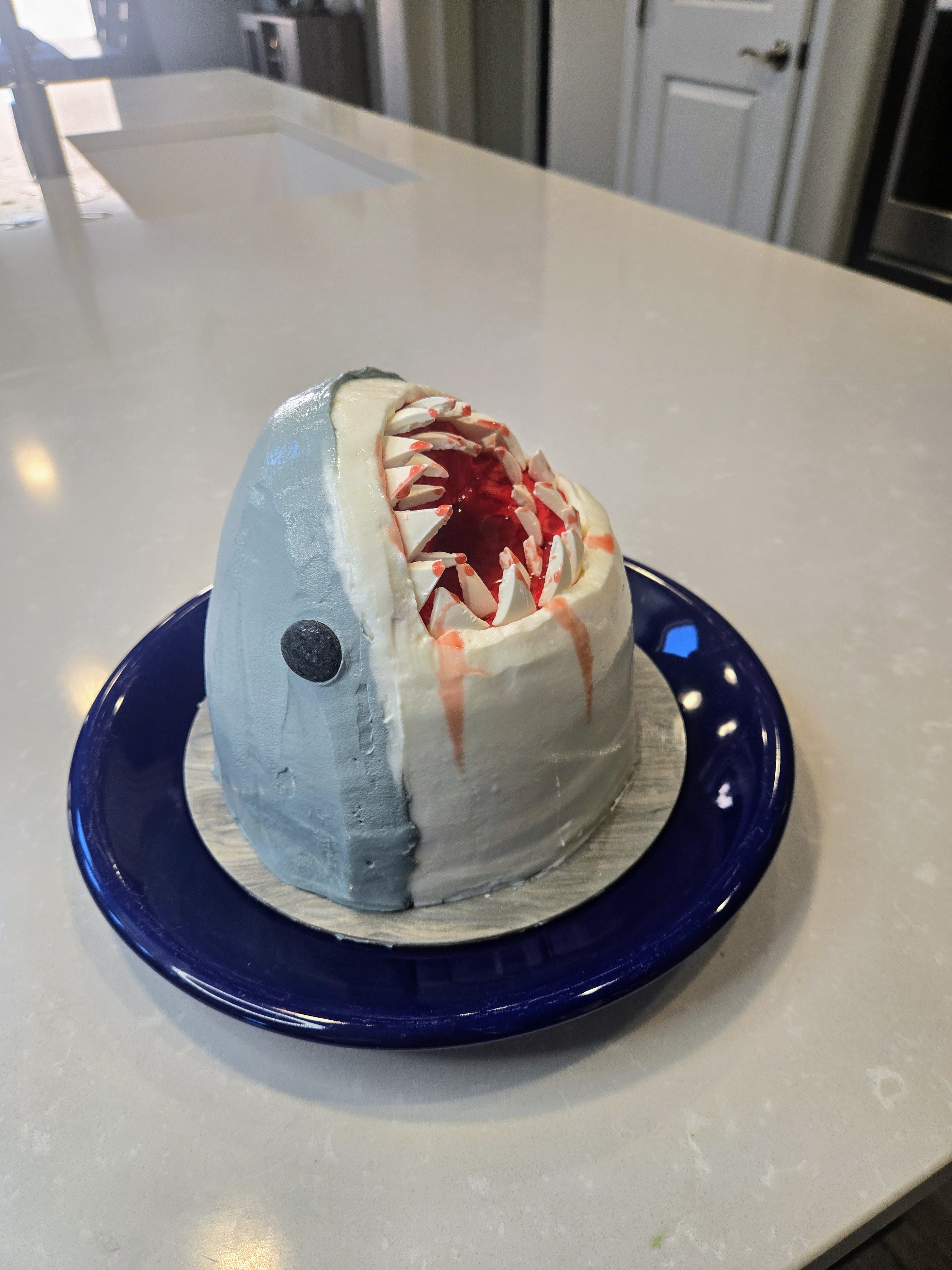 Shark Cake Oh Ha Ha! – Kate Bakes Cakes